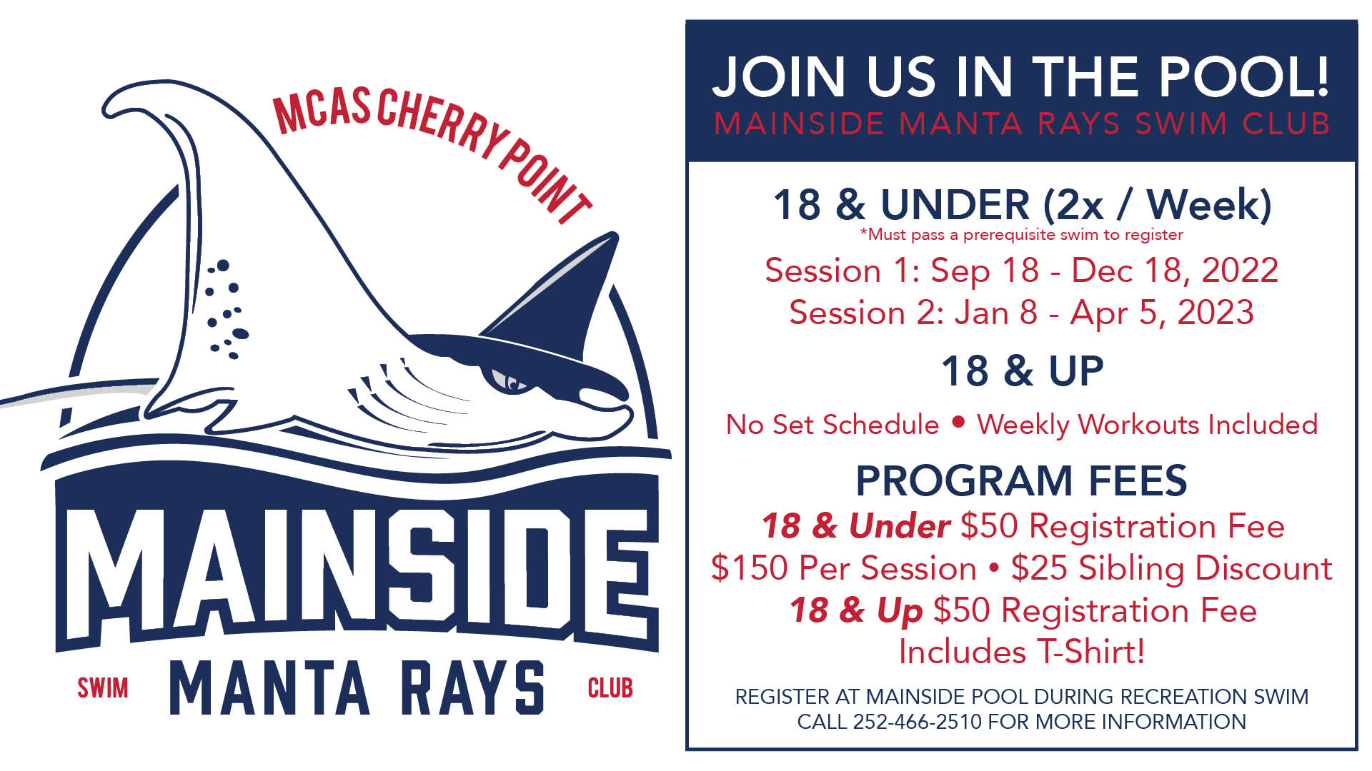 Mainside Manta Rays Swim Club