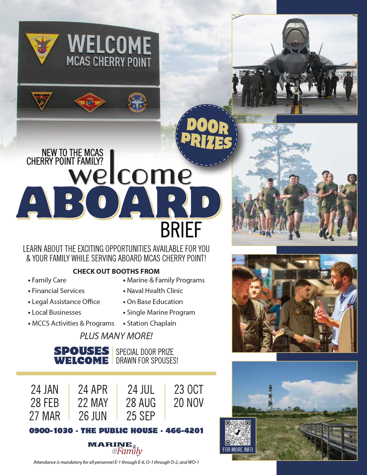 Cherry Point | Welcome Aboard Brief