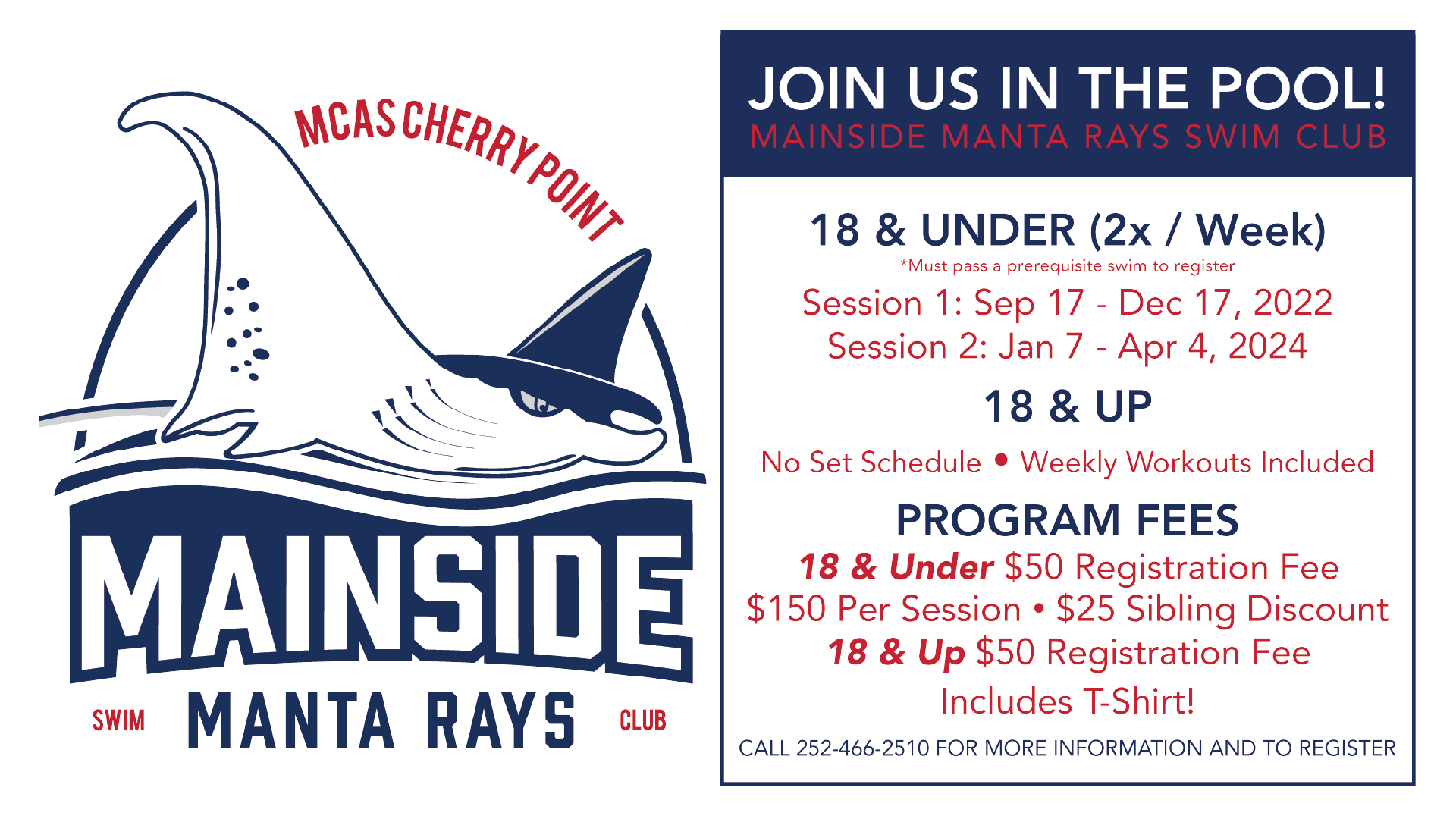 Mainside Manta Rays Swim Club