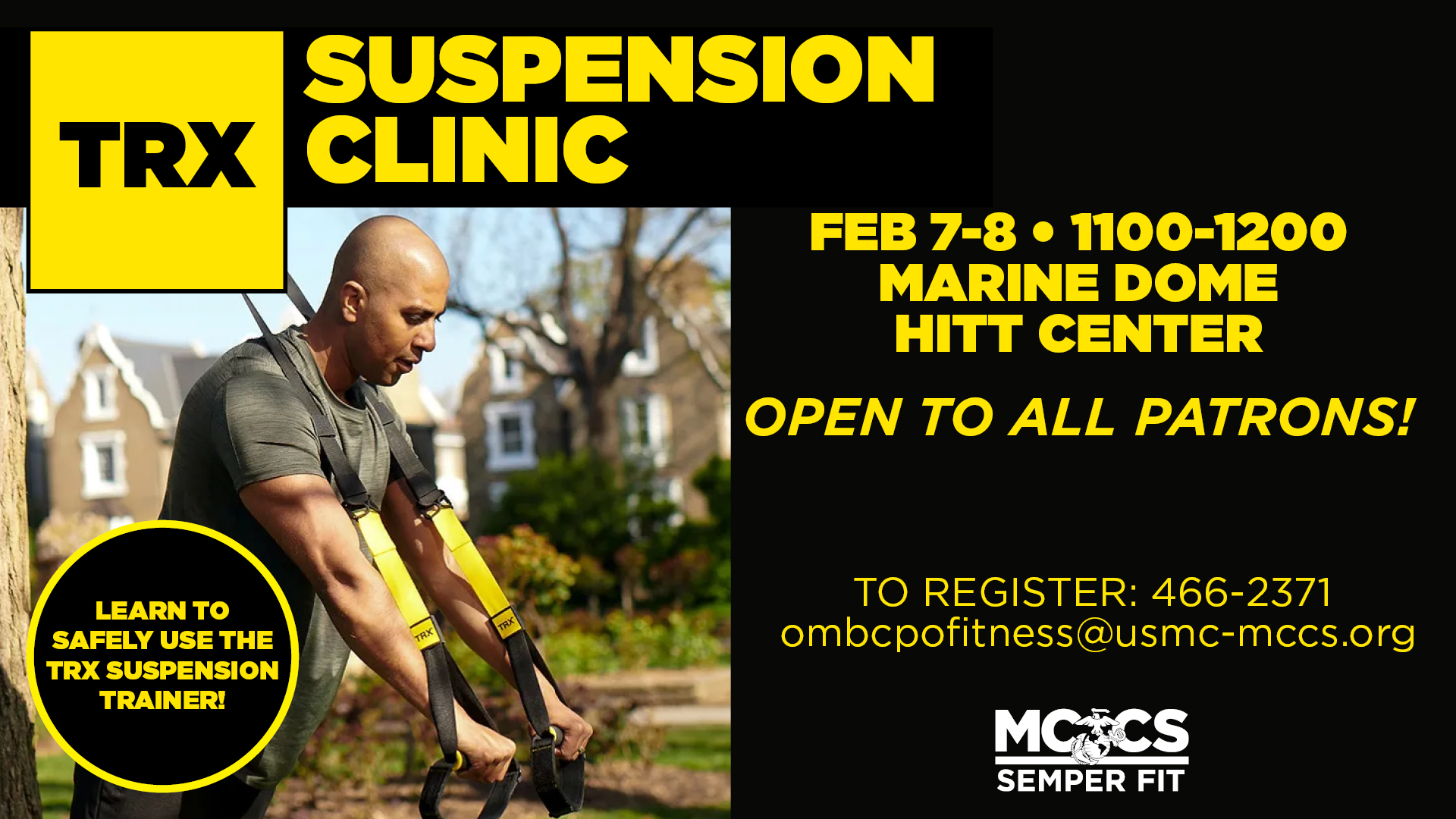 MCCS TRX Suspension Clinic