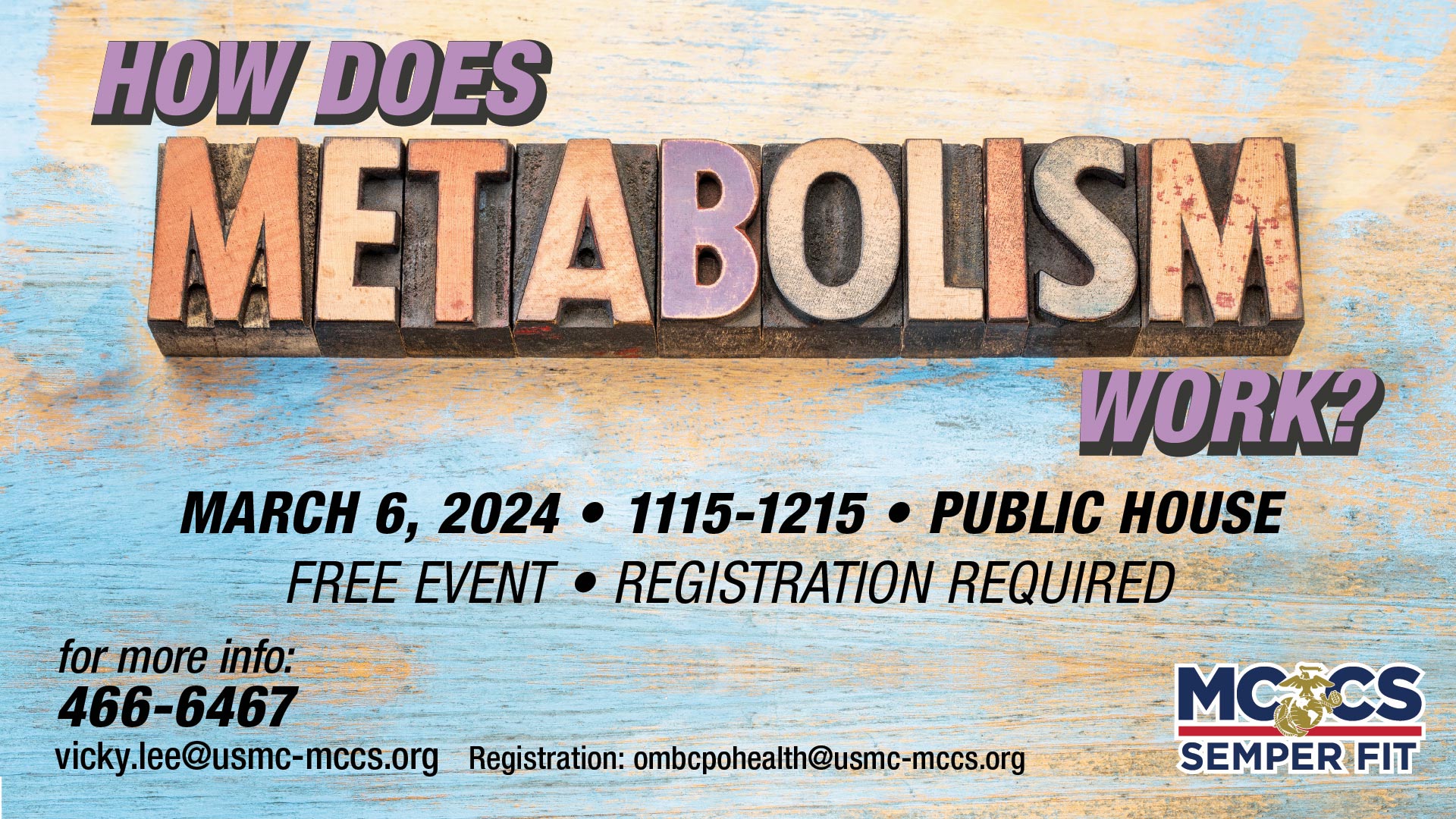 MCCS How Does Metabolism Work?