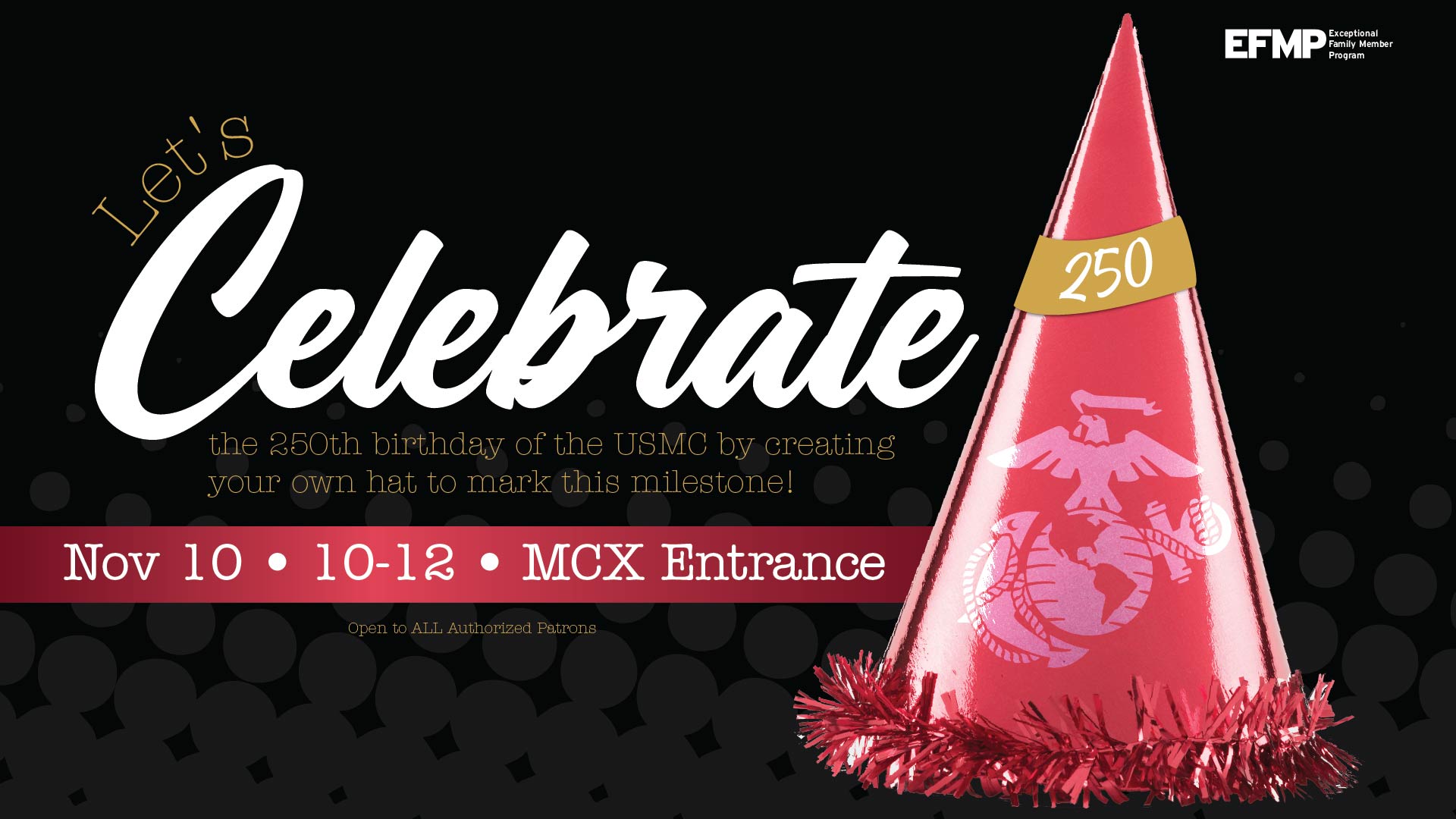 MCCS Let's Celebrate 250th USMC Birthday