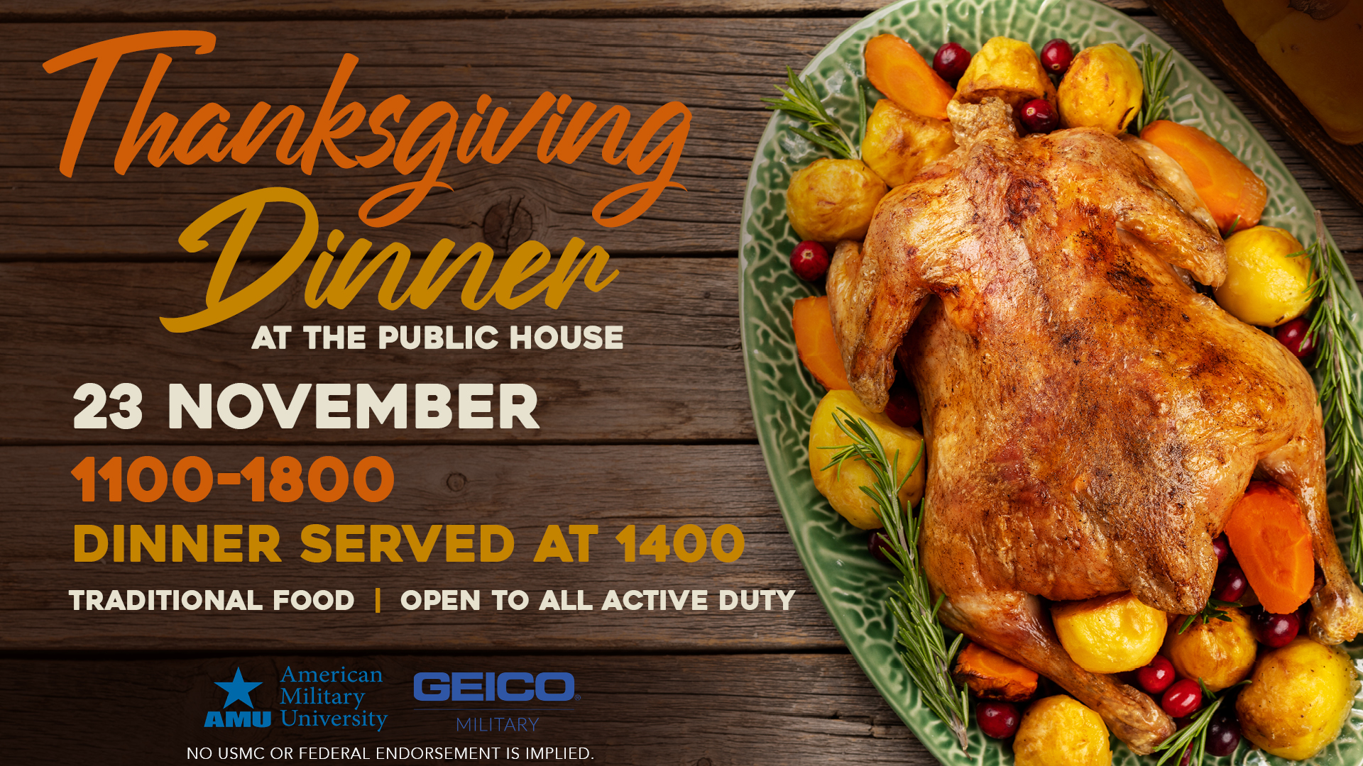 MCCS Thanksgiving Dinner