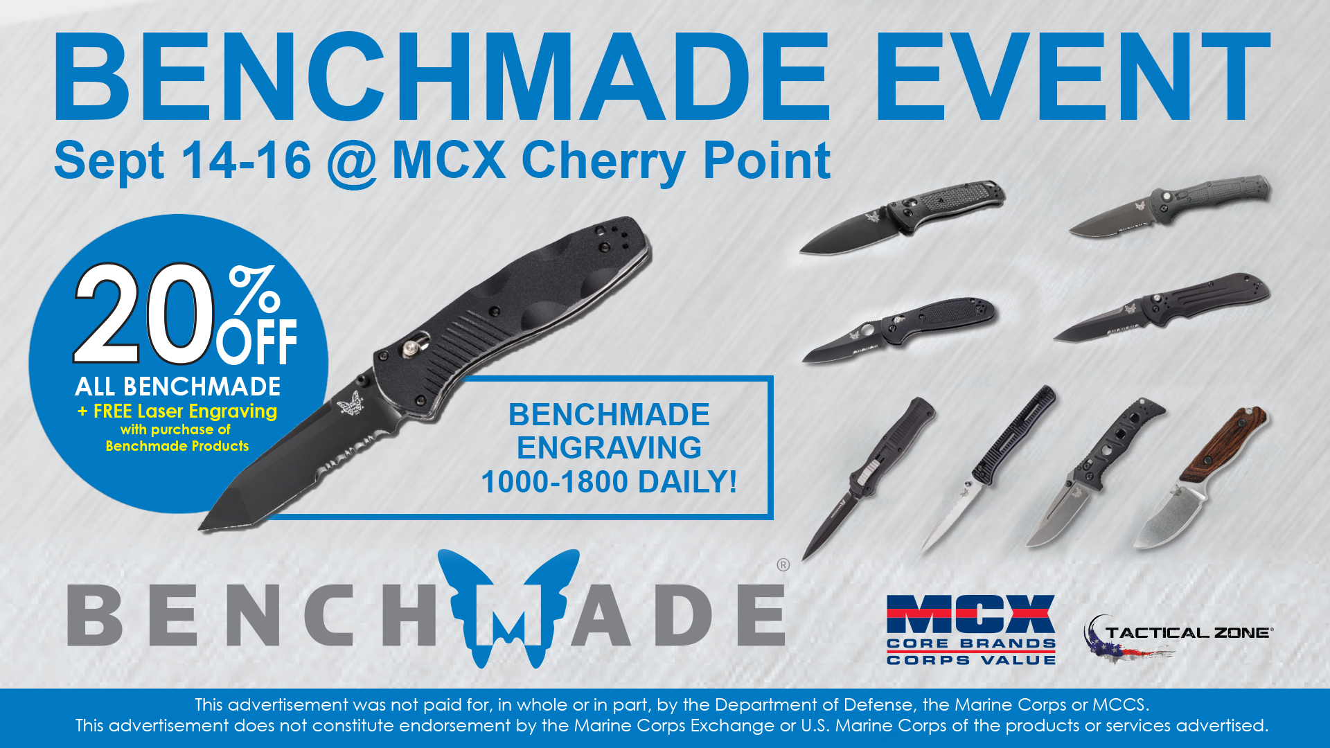 MCCS MCX Benchmade Event