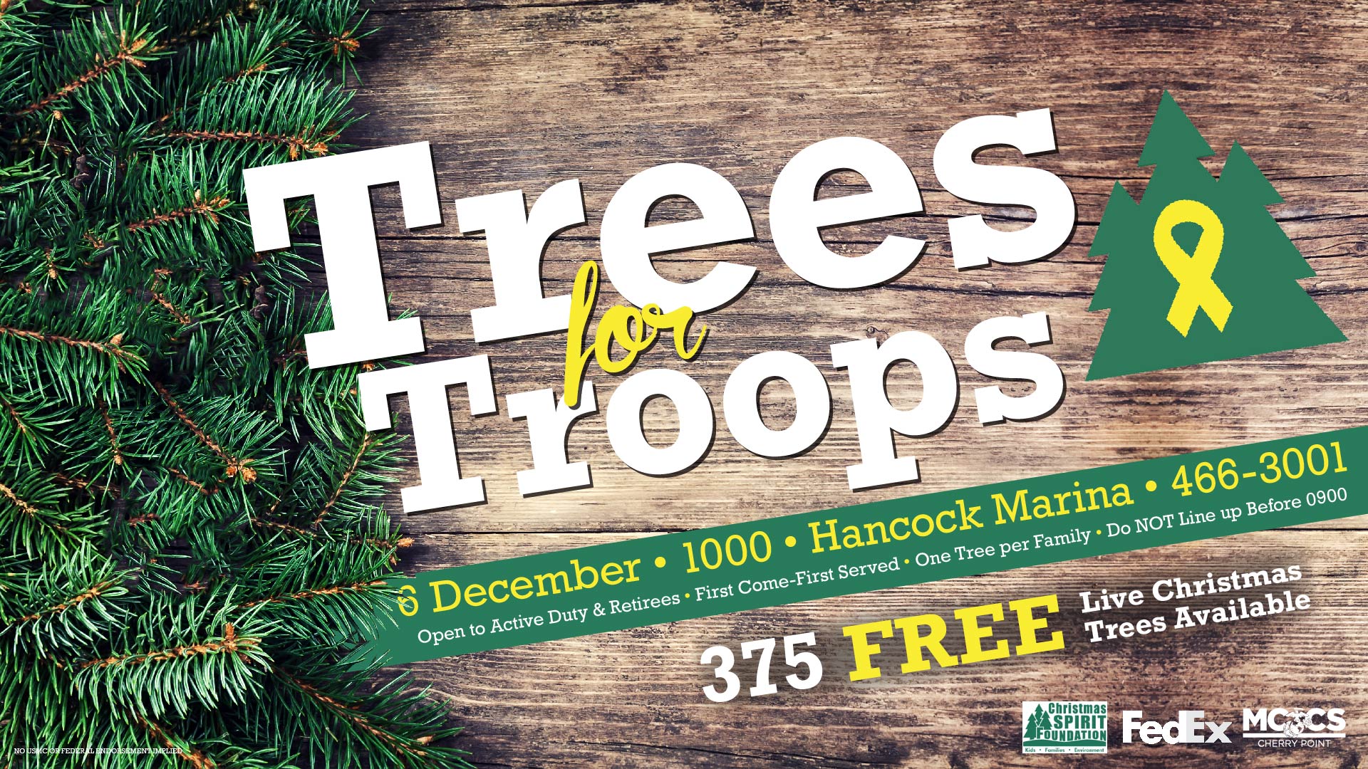 MCCS Trees for Troops