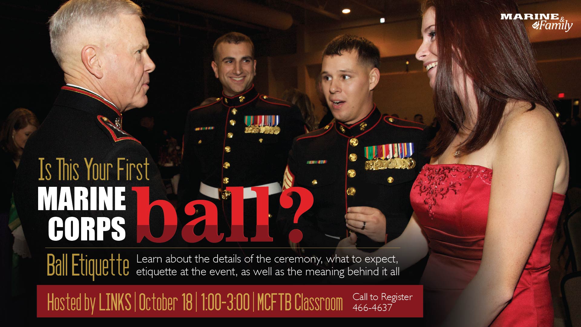 MCCS Marine Ball Etiquette