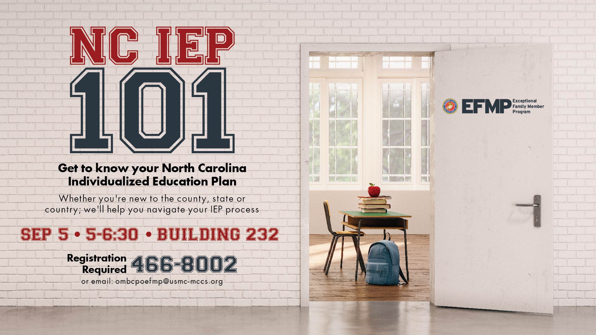 MCCS NC IEP 101
