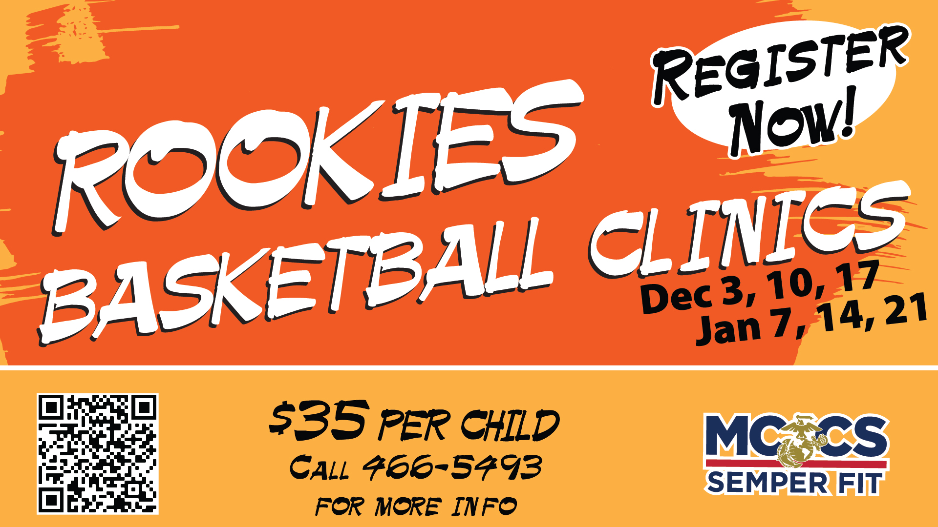 MCCS Rookies Basketball Clinics