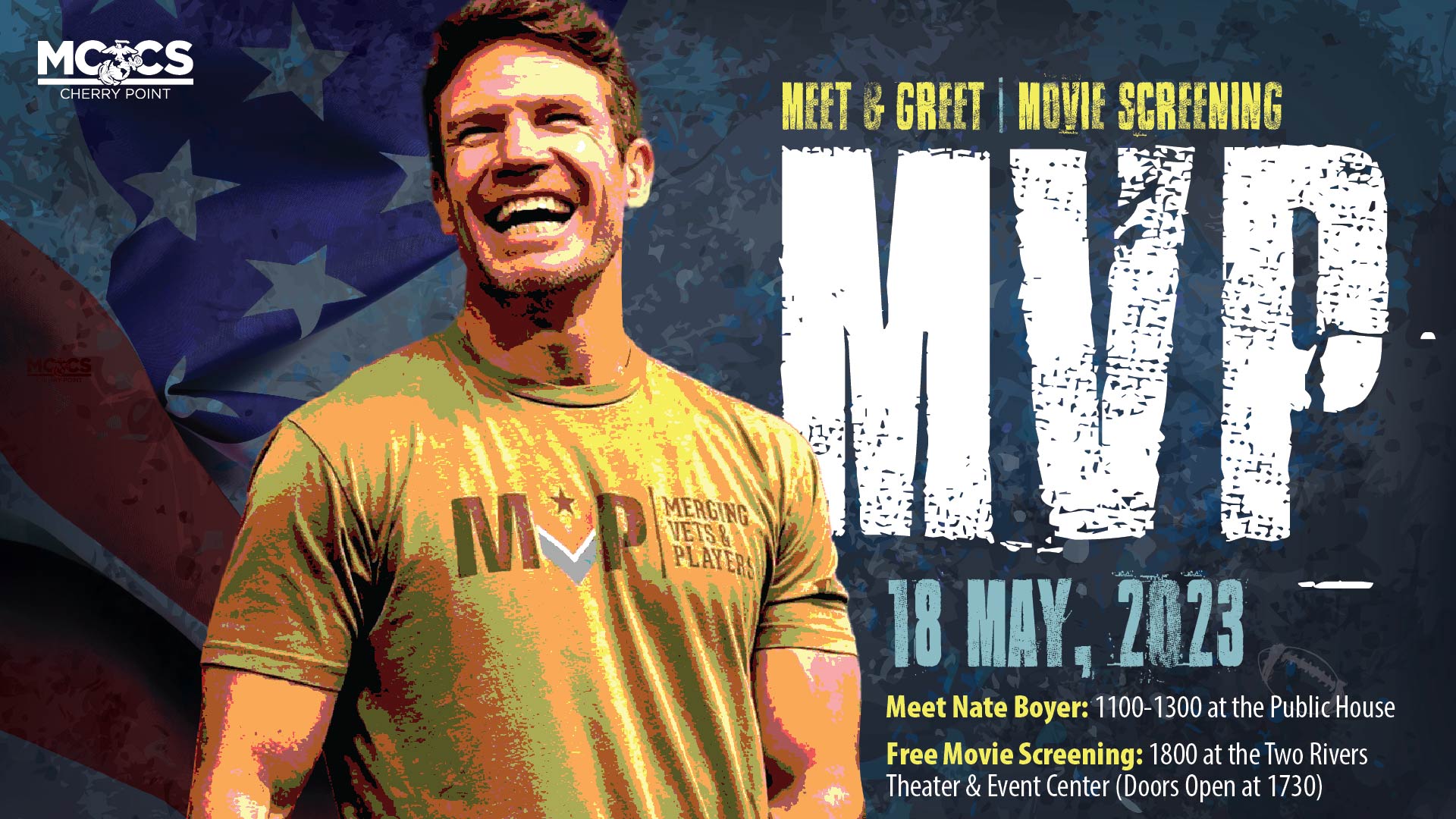 MCCS MVP Movie and Meet & Greet with Nate Boyer