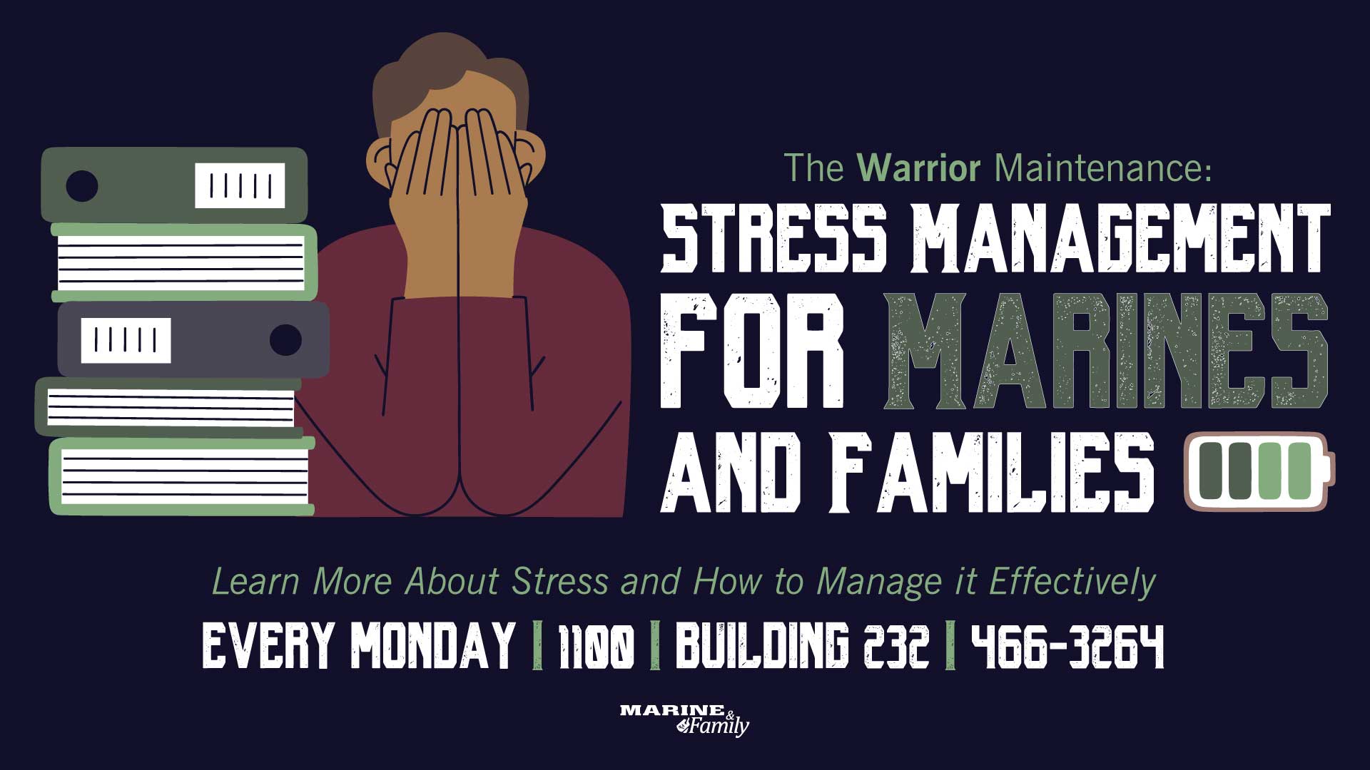 MCCS Stress Management for Marines & Families