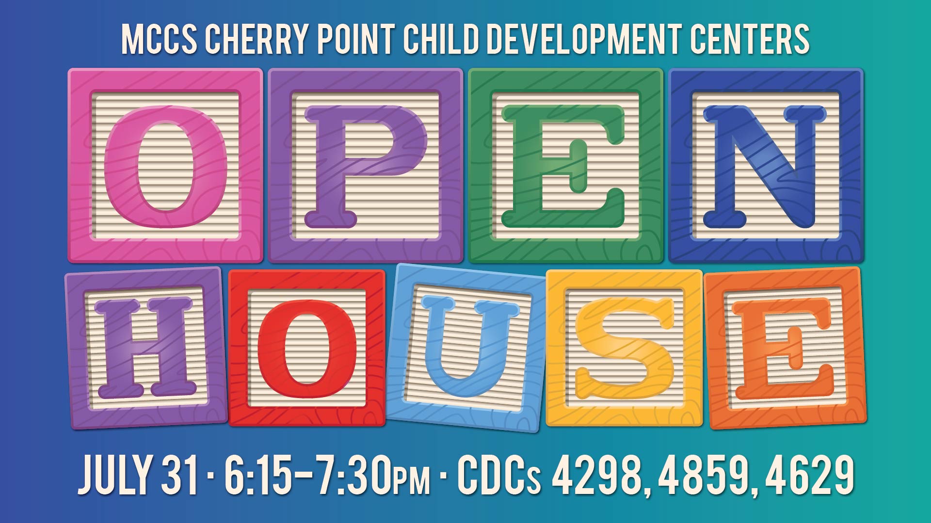 MCCS Child Development Centers Open House