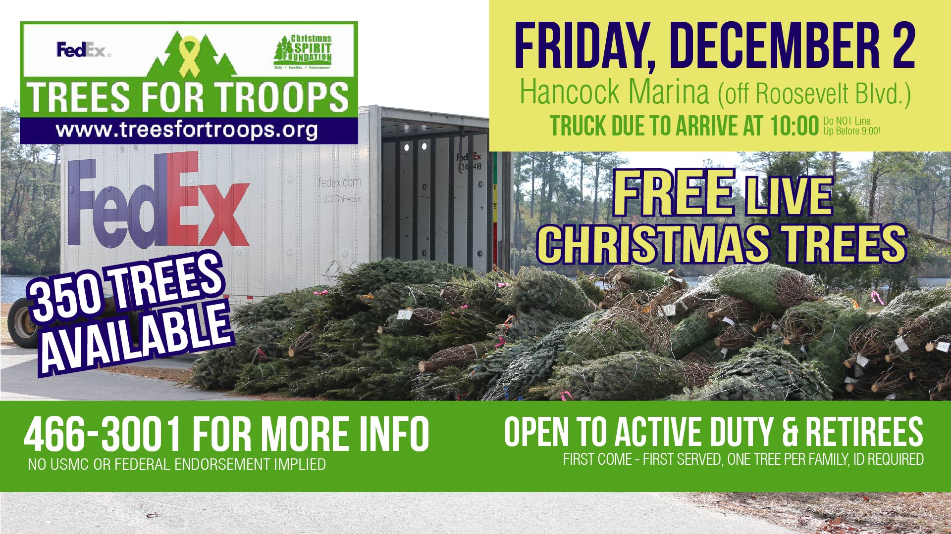 MCCS Trees for Troops