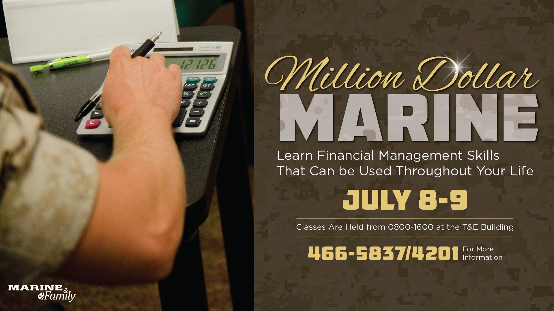 MCCS Million Dollar Marine