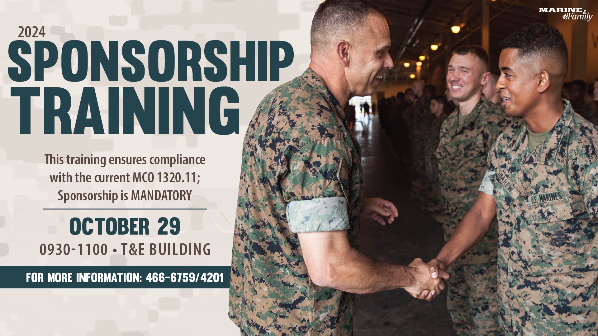 MCCS Sponsorship Training