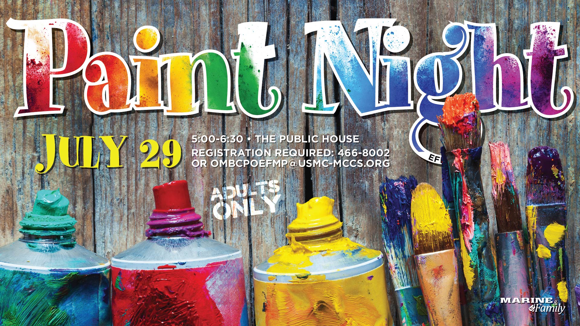 MCCS Adult Paint Night