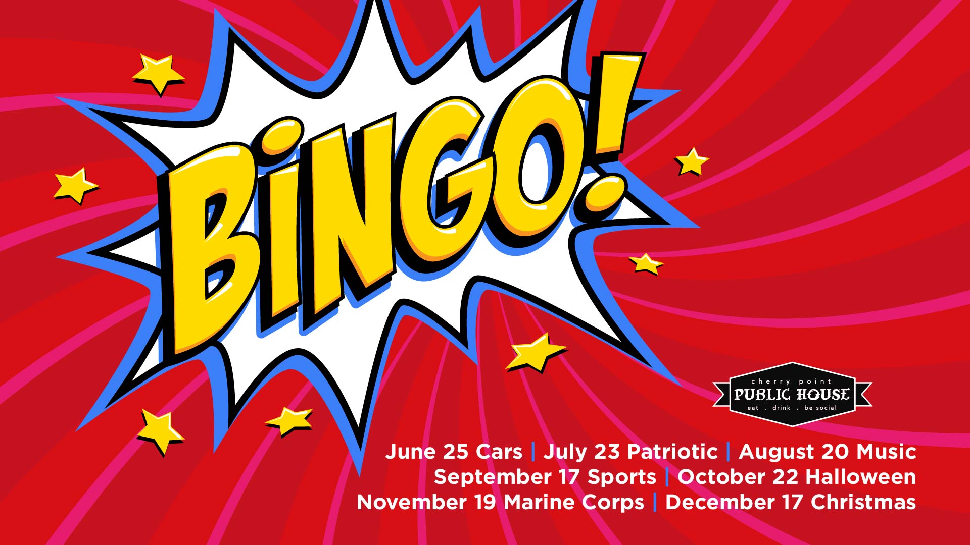 MCCS Wednesday Bingo Night