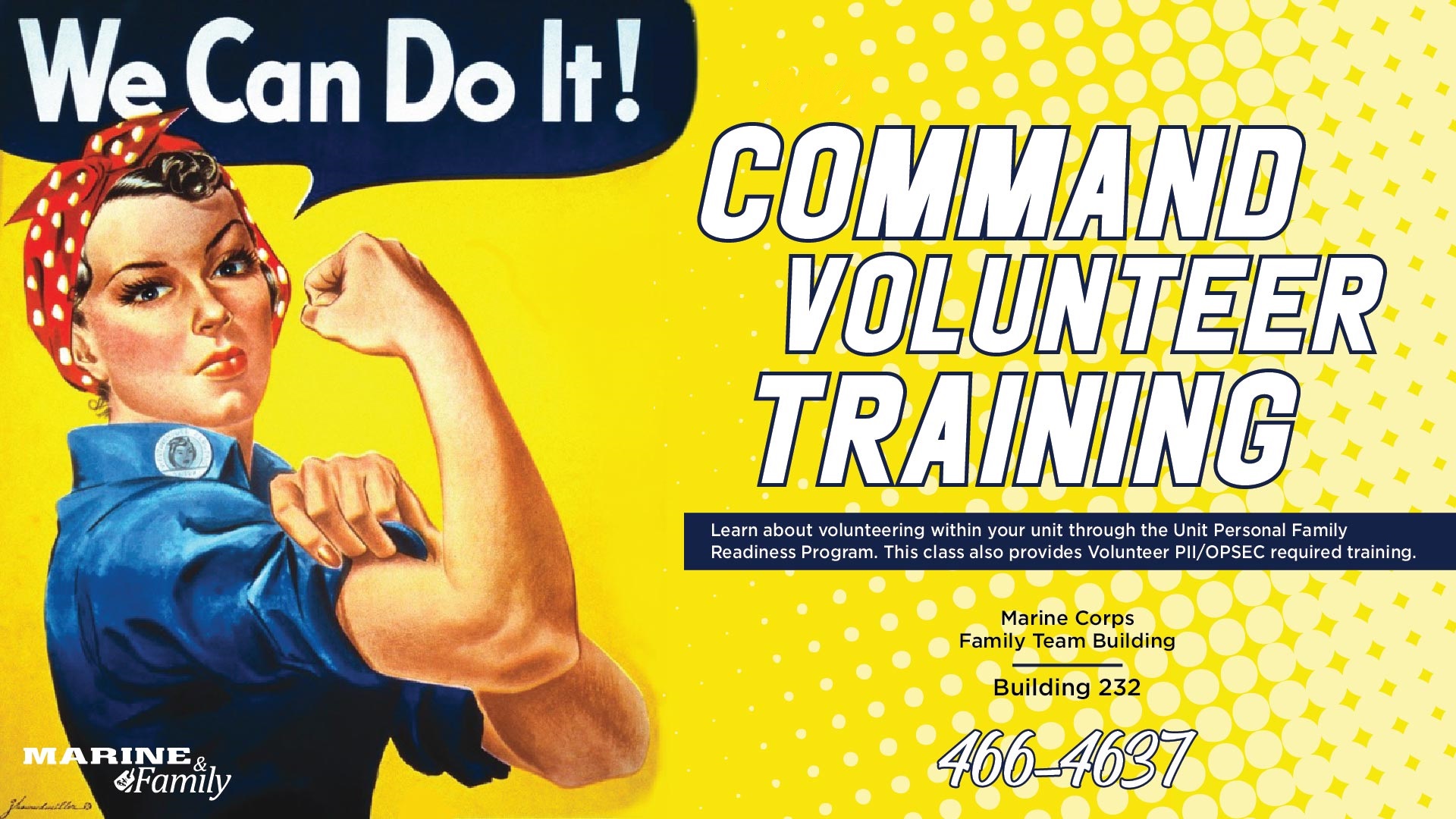 MCCS Command Volunteer Training