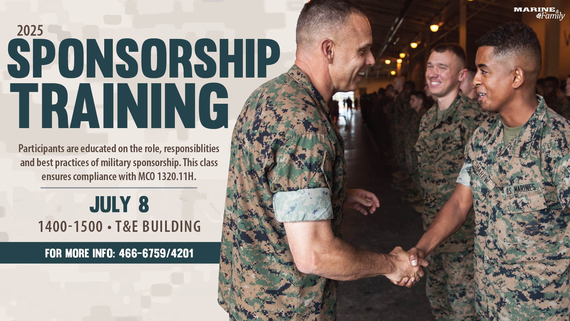 MCCS Sponsorship Training