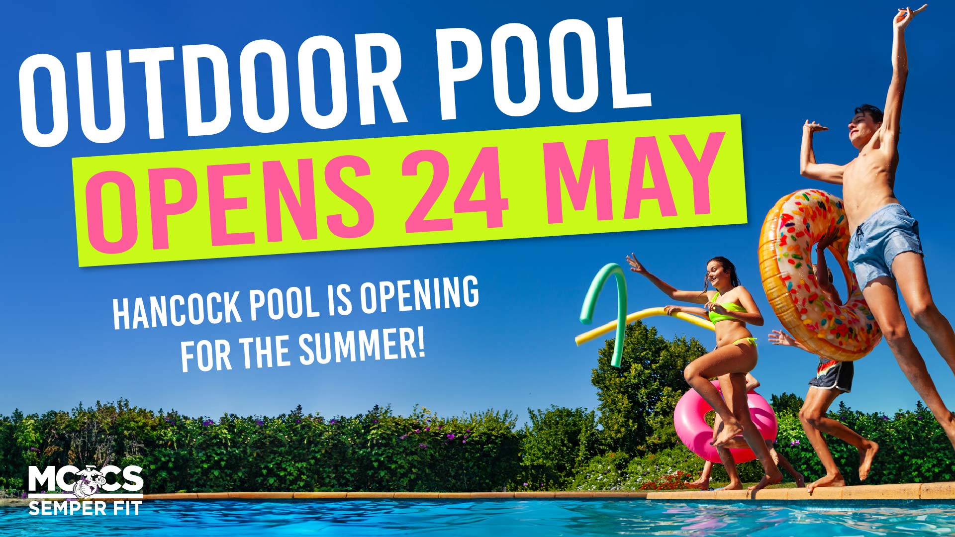 MCCS Outdoor Pool Opening